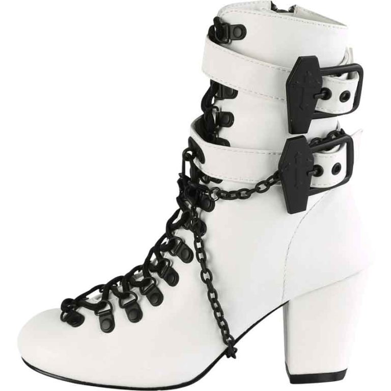 Gothic Coffin Buckle Boots
