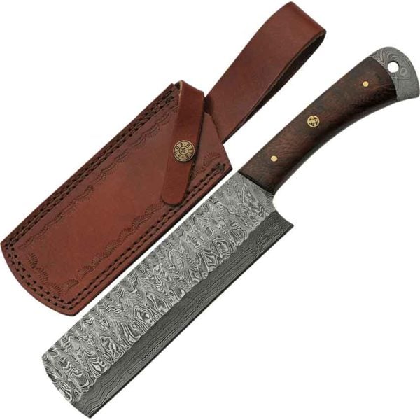 Rosewood Layered-Steel Cleaver