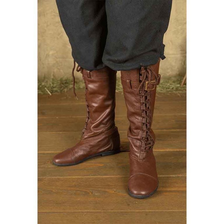 Taras Laced Leather Boots