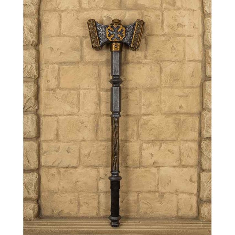 Aidan Celtic Double LARP Hammer