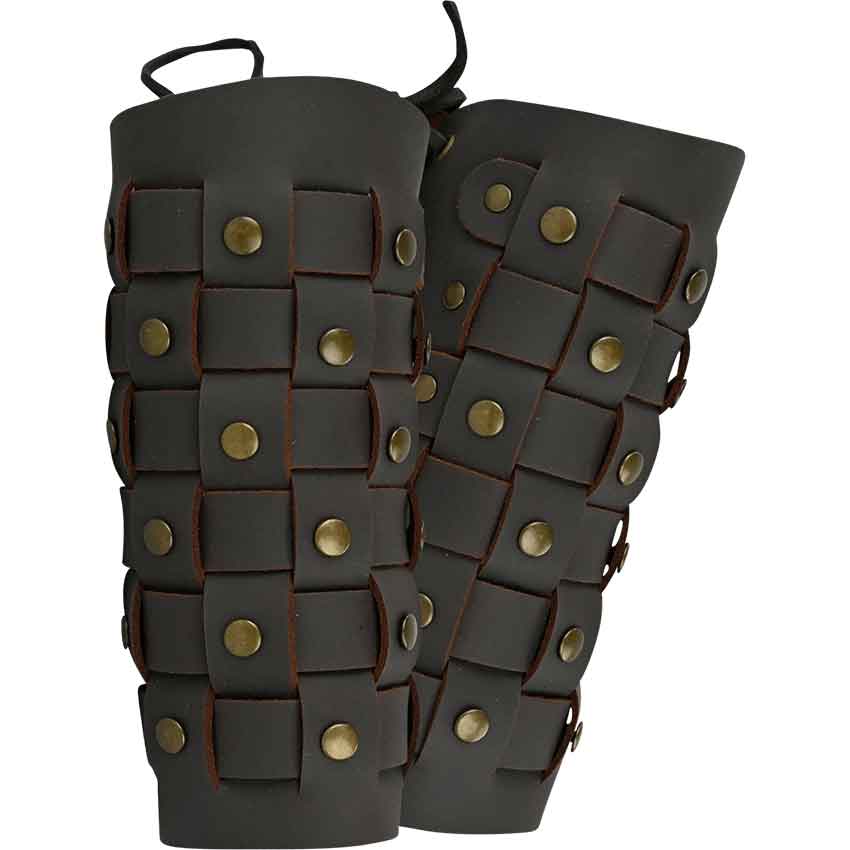 Evan Reinforced Bracers - Brown