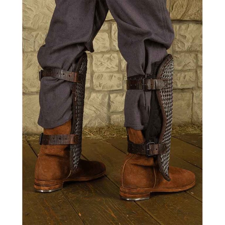 Connor Steel Chainmail Greaves