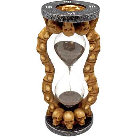 Skull and Spine Sand Timer
