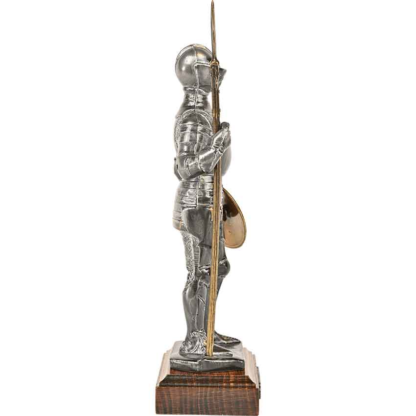 16th Century Knight with Halberd Statue