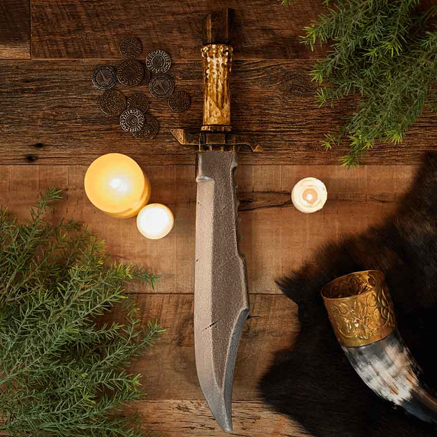 Bowie LARP Knife - Notched