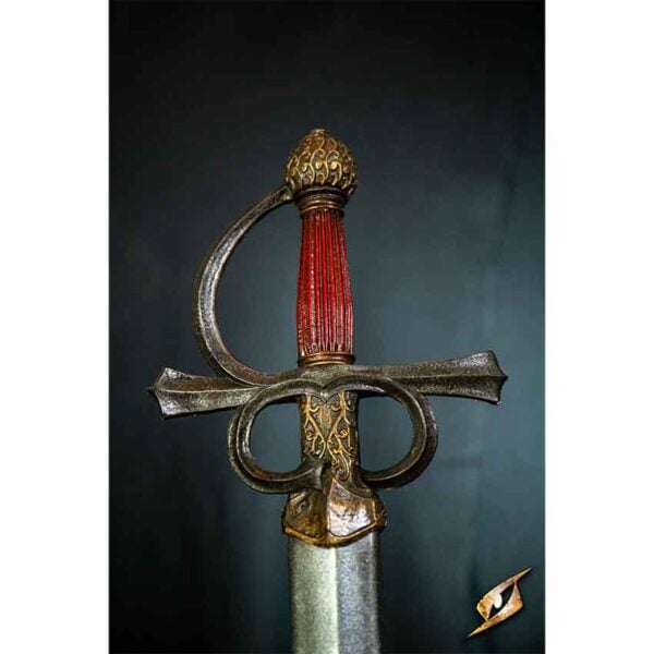 LARP Rapier Rillet - Red - 100cm