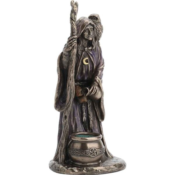 Bronze Triple Goddess Crone Statue