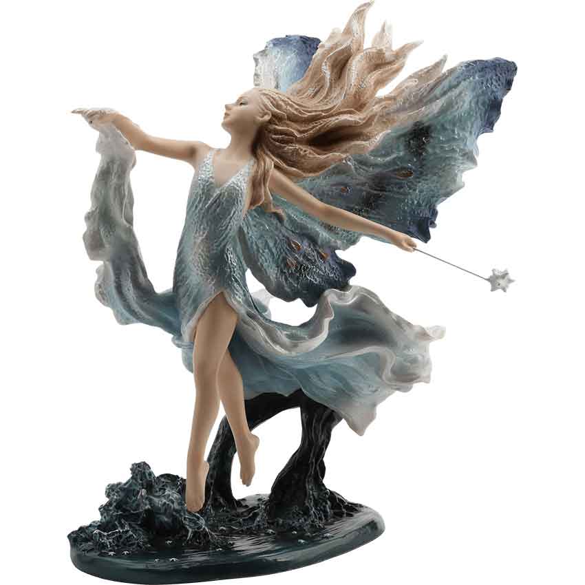 Colorful Where Moonbeams Fall Fairy Statue