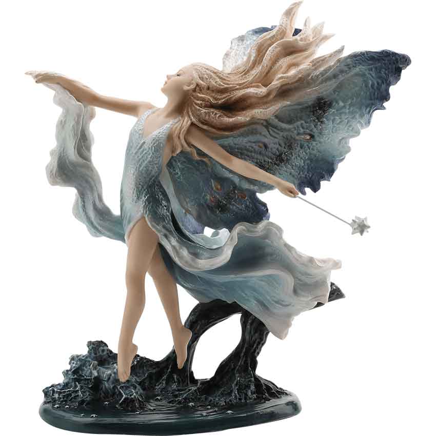 Colorful Where Moonbeams Fall Fairy Statue