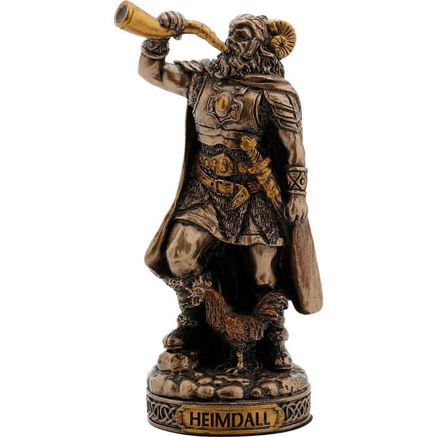 Bronze Heimdall Norse God Statue Bronze Heimdall Norse God Statue