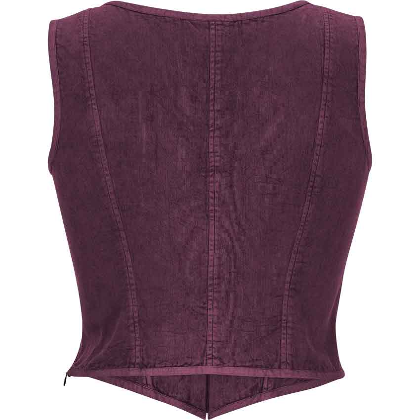 Elowen Medieval Fantasy Bodice - Deadly Nightshade