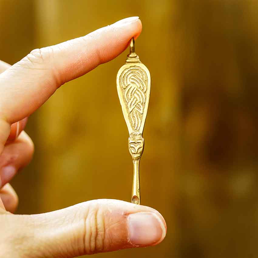 Brass Viking Ear Cleaners - Set of 2