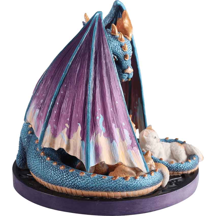 Foster Family Dragon and Cat Statue by Selina Fenech