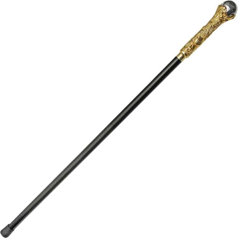 Gold Merlin Sword Cane
