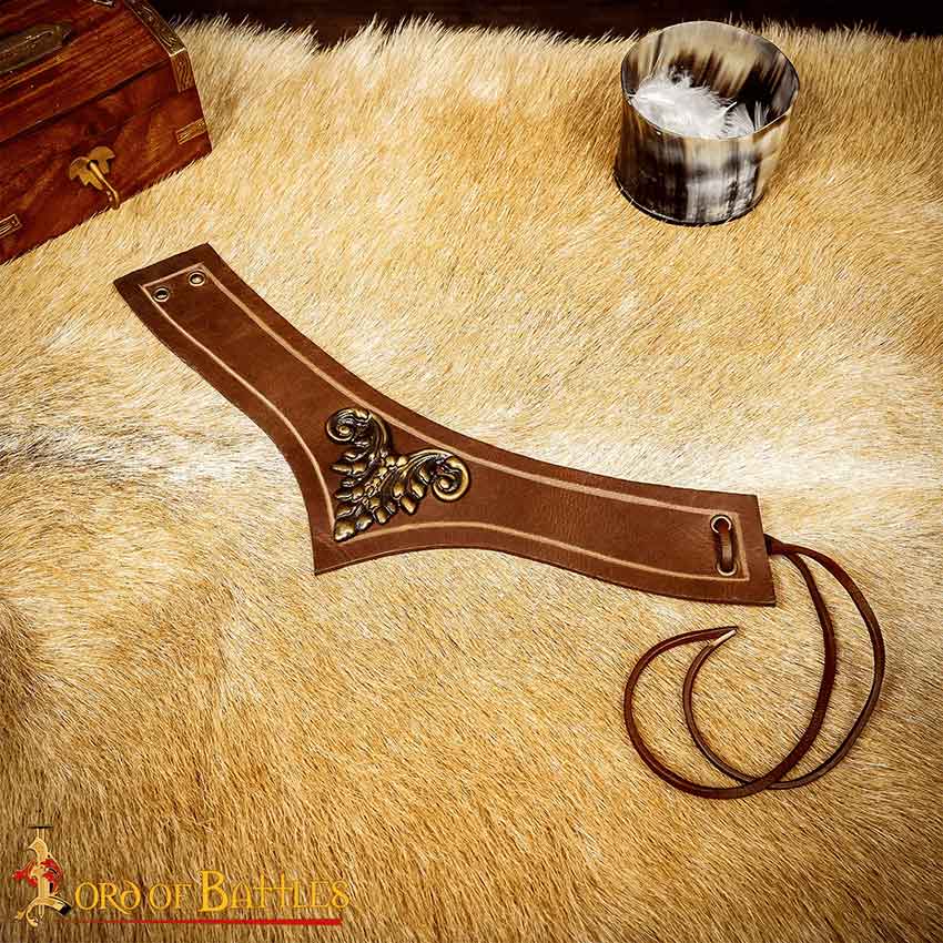 Florence Medieval Leather Band - Brown