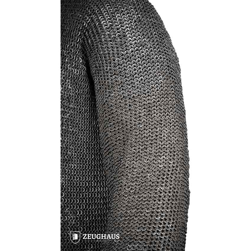 Riveted Chainmail Hauberk - 6mm Flat Rings