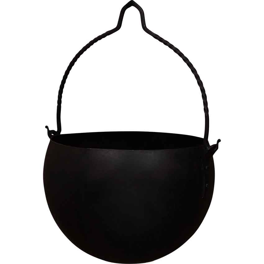 Hand Forged Round Camping Cauldron
