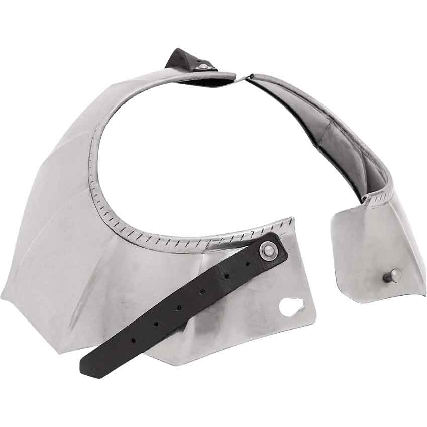 Fluted Steel Gothic Gorget