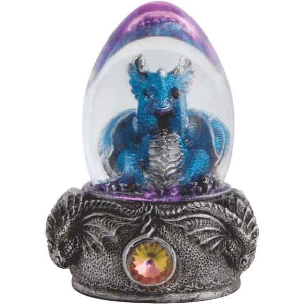 Azure Dragon in Egg LED Statue