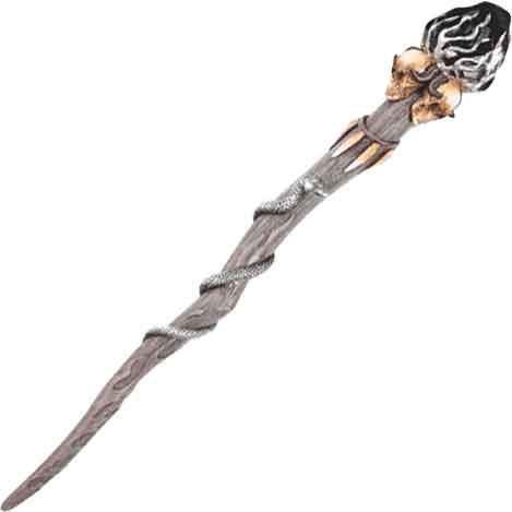 Spectral Skulls and Snake Magic Wand