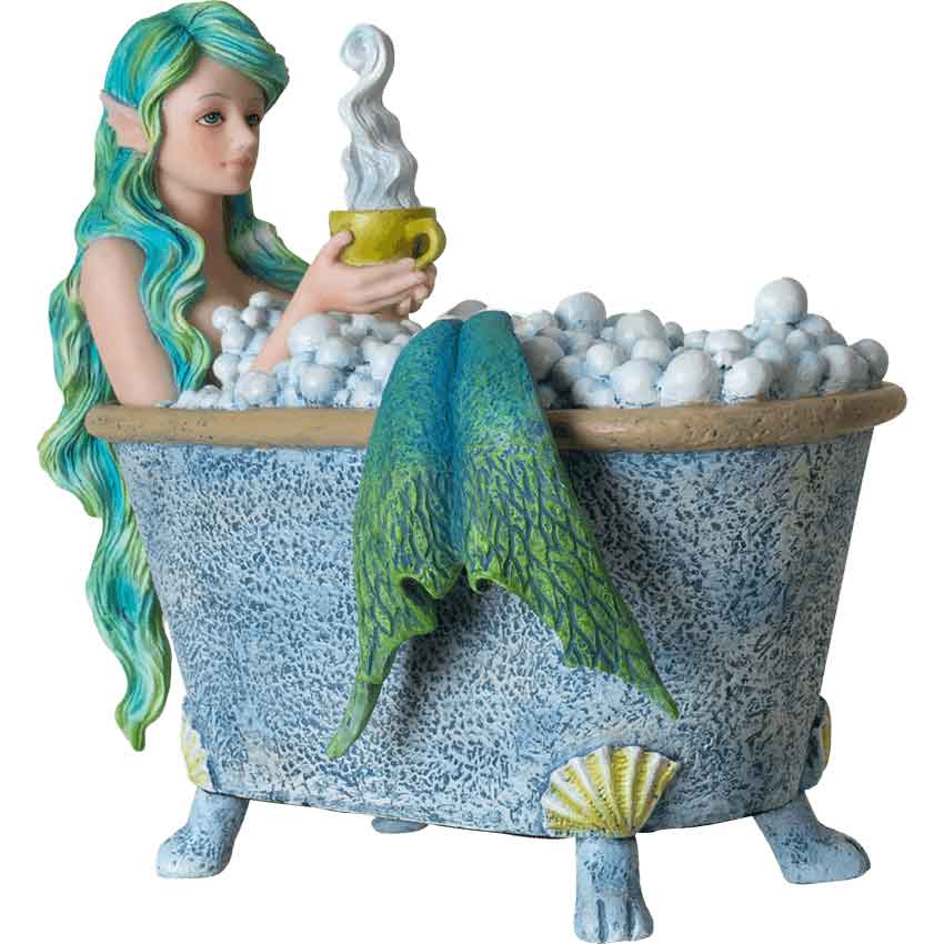 Bubble Bath Mermaid Statue