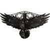 Brass Raven Cloak Clasp