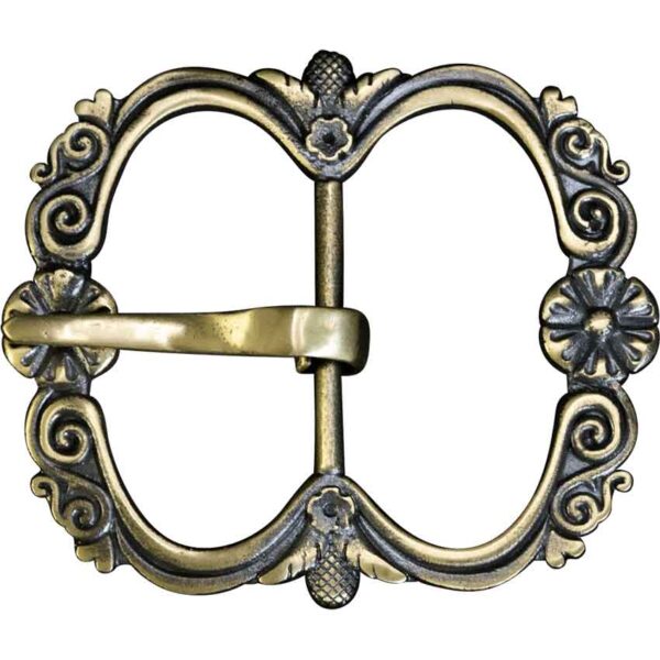 Renaissance Rose Belt Buckle