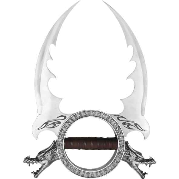 Dual Norse Dragon Blades