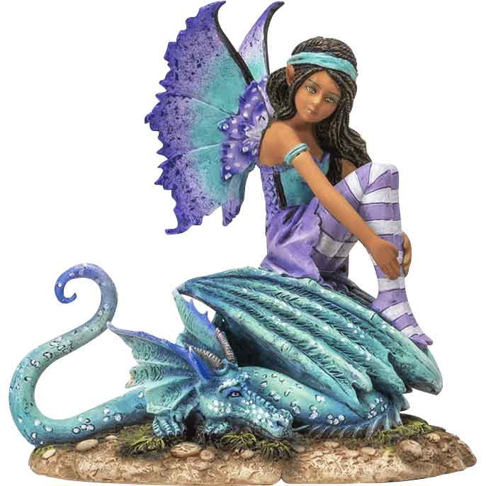 Dragon Perch Fairy Statue