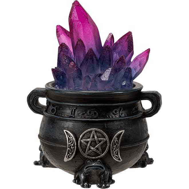 Crystal Moon LED Cauldron
