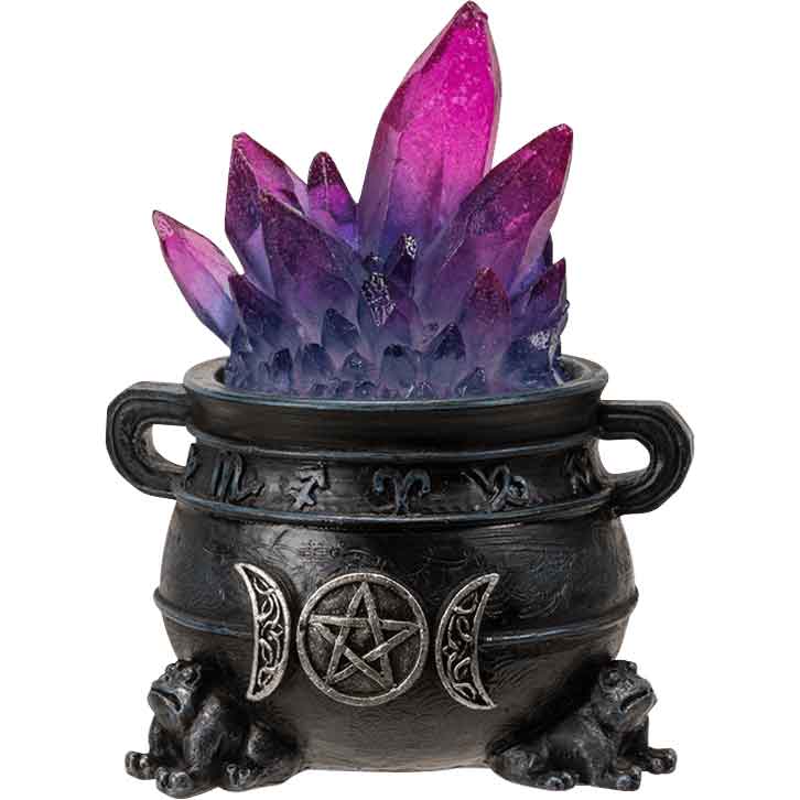 Crystal Moon LED Cauldron