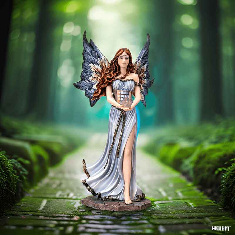 Blue Flame Fairy Statue