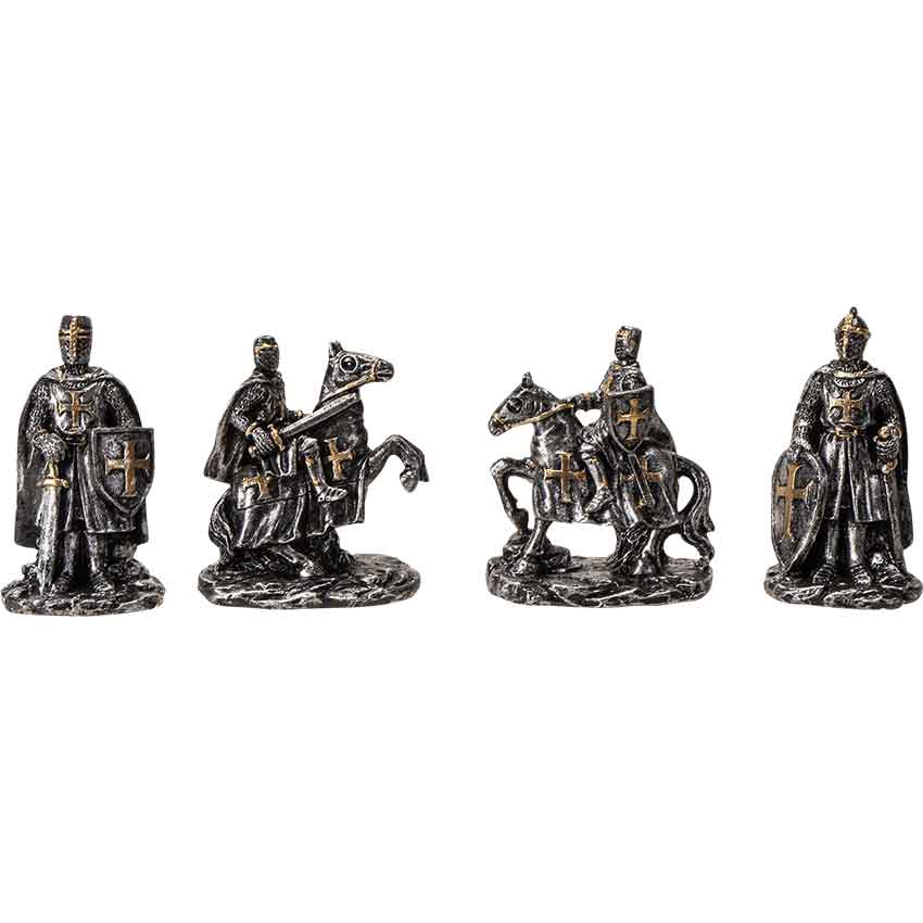 Mini Knight Statue Set of 12