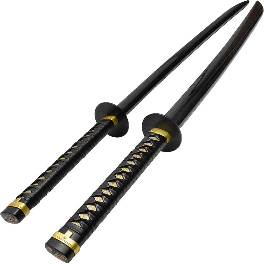 Mercenary Dual Sword Set with Back Harness