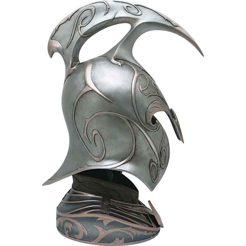 The Hobbit Rivendell Guard Helm with Stand