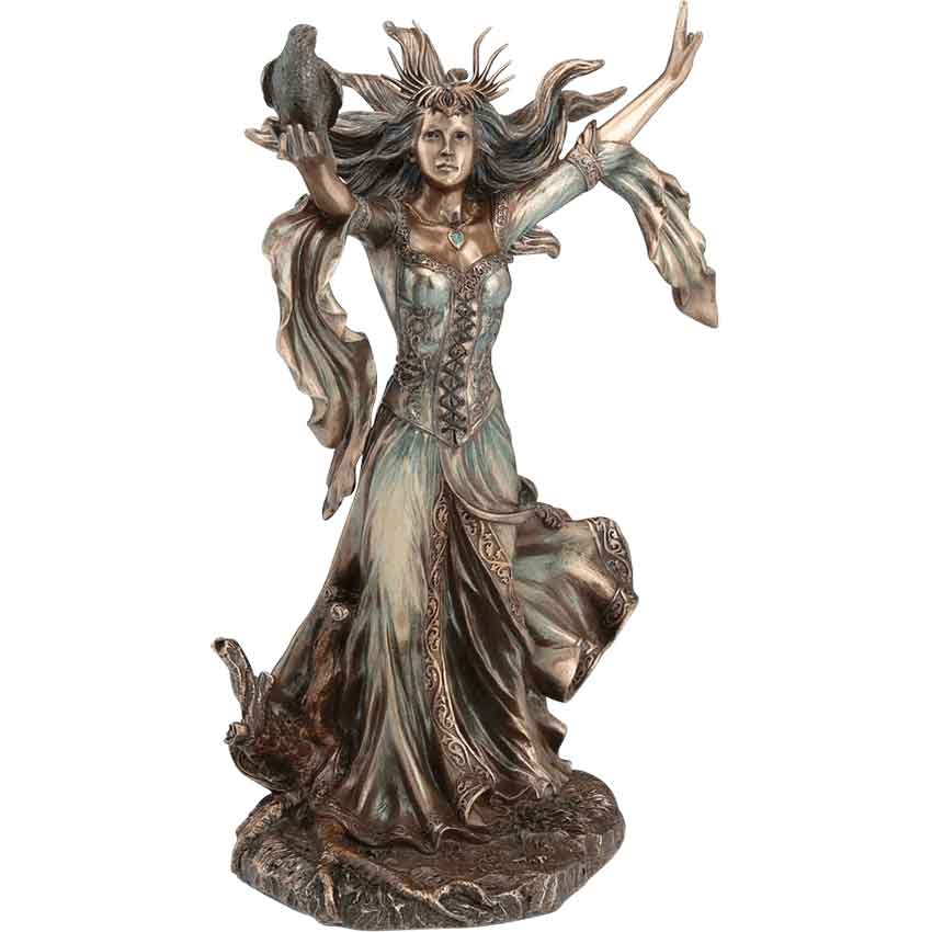 Bronze Morgan Le Fay Statue