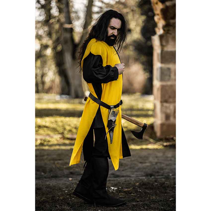 Frederick Two Color Tabard - Black and Yellow