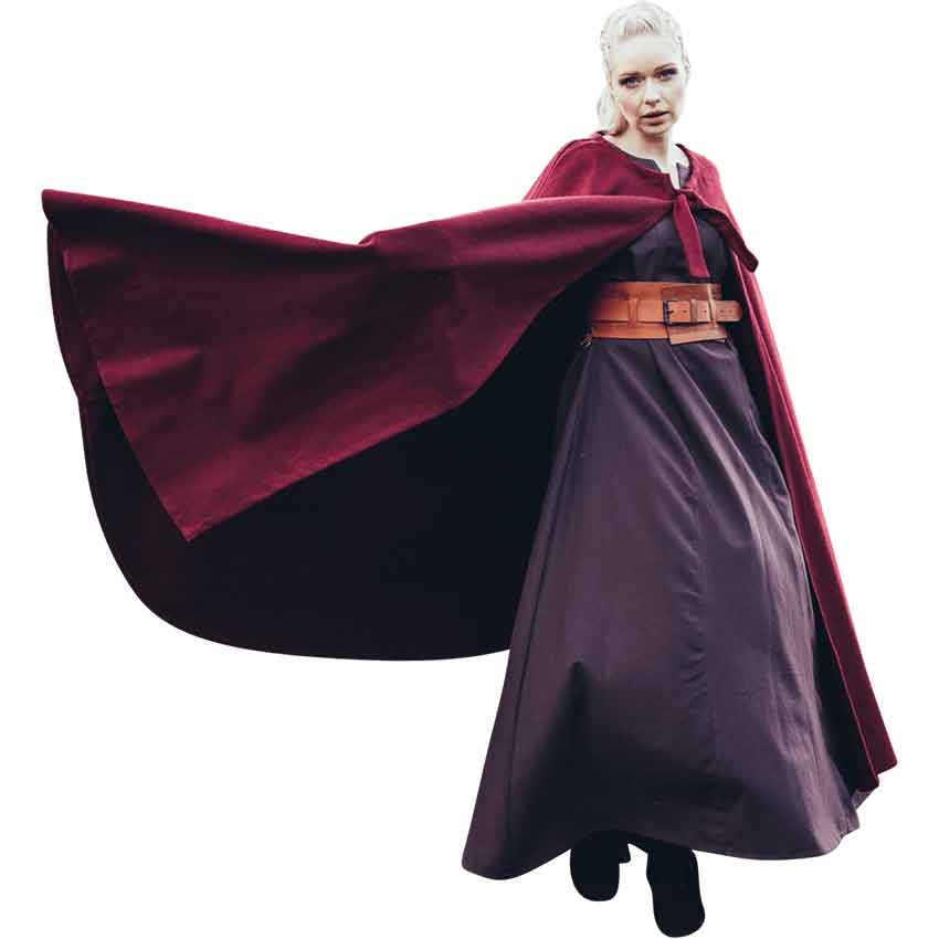 Kuno Medieval Cape - Red