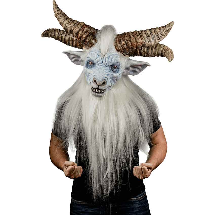 Pale Baphomet God Mask