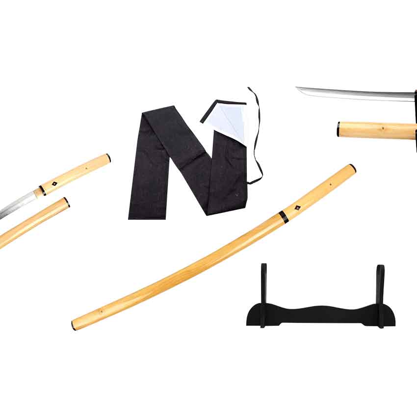 Wangdao Handmade Samurai Sword with Stand
