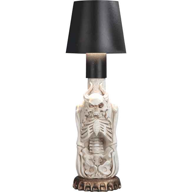 LED Demonic Skeleton Lamp