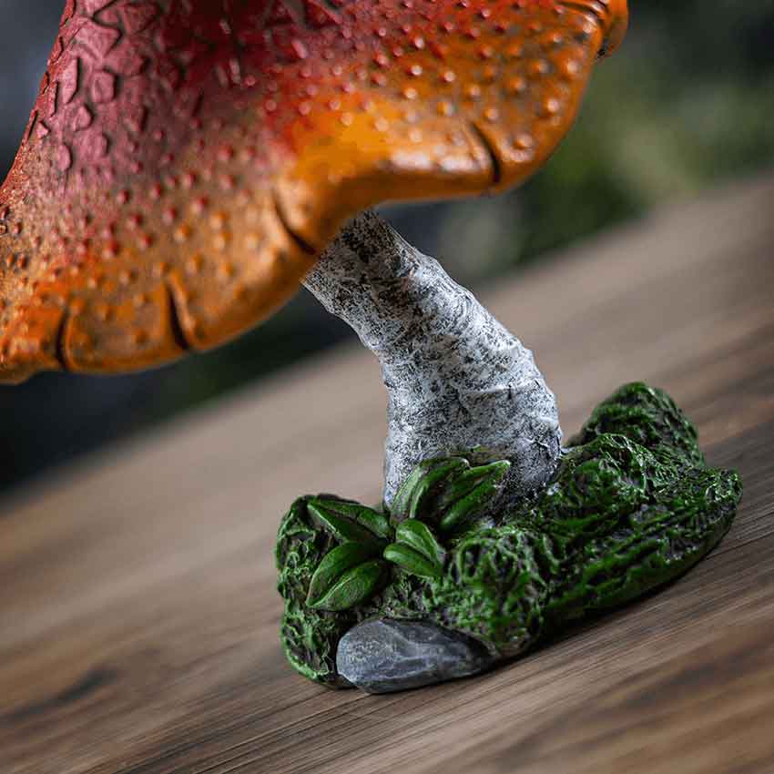 Red Toadstool Statue