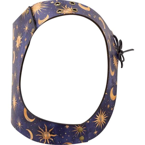 Celestial Midnight Leather Jacket