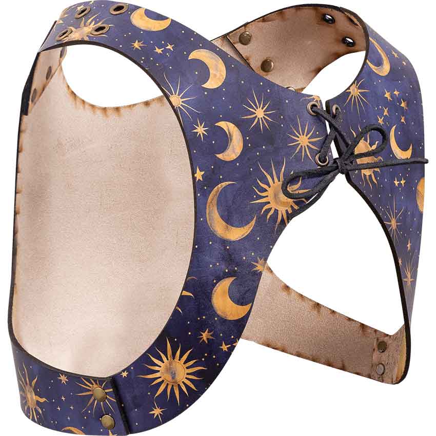 Celestial Midnight Leather Jacket