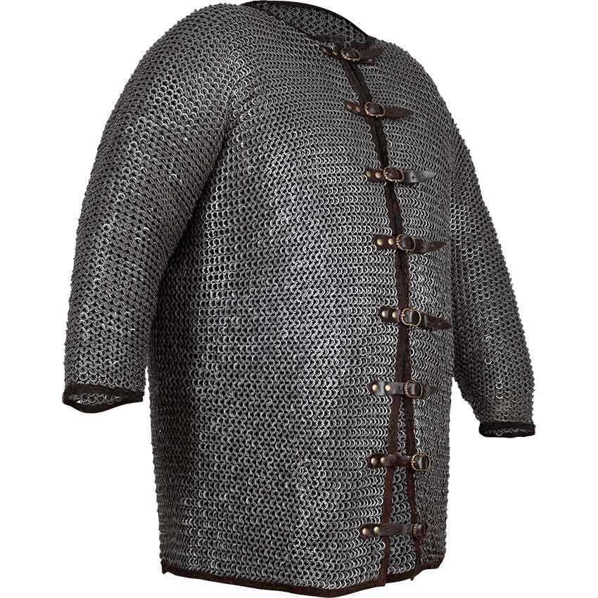Berengar Riveted Oiled Chainmail Jacket