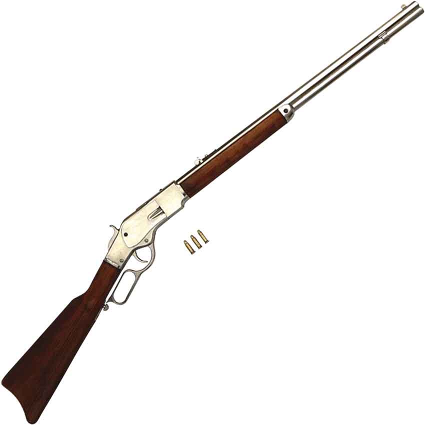 Model 1873 Silver Lever Action Repeating Rifle