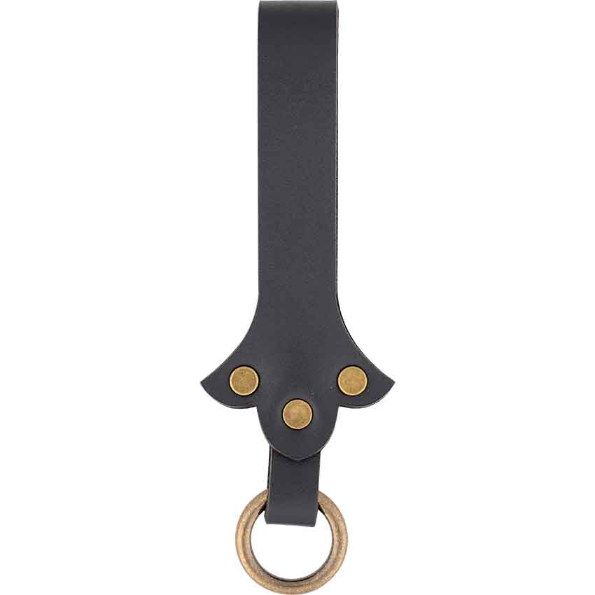 Leather Belt Loop with Ring