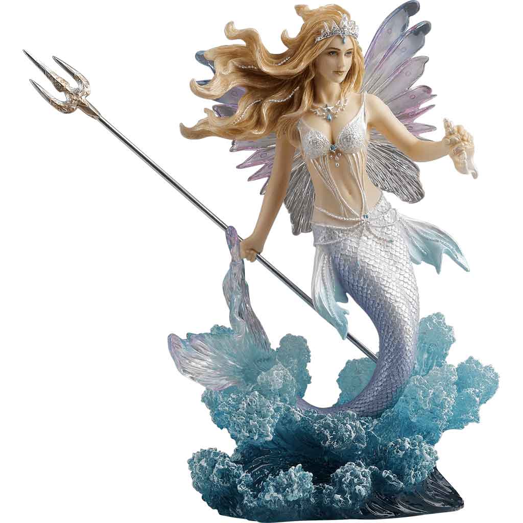 Queen Mermaid Fairy Statue